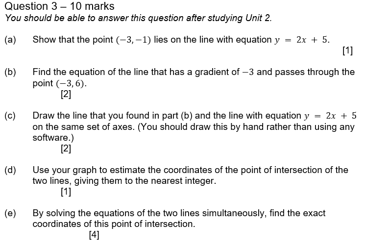 Solved Question 3-10 marks You should be able to answer this | Chegg.com