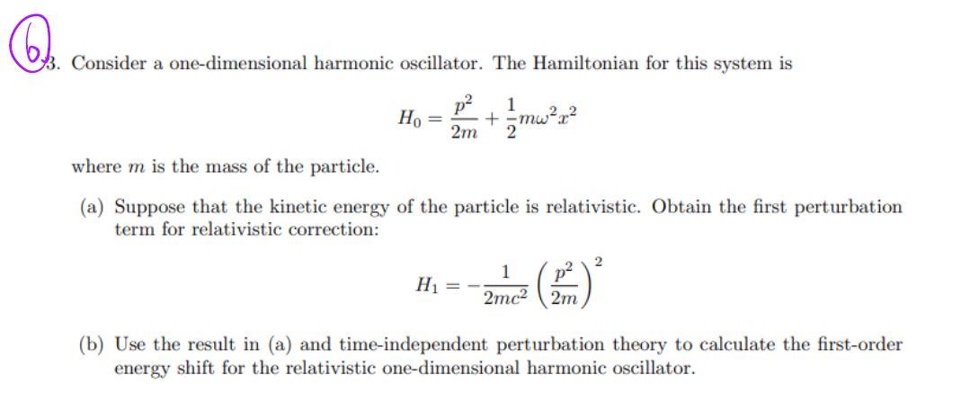 Solved வ 33. Consider a one-dimensional harmonic oscillator. | Chegg.com