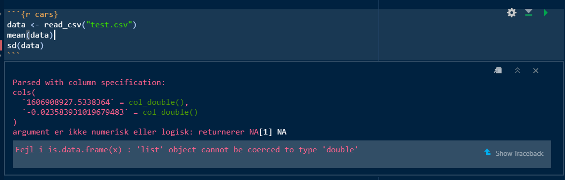 Solved How can standard deviation be calculated in Rstudio | Chegg.com