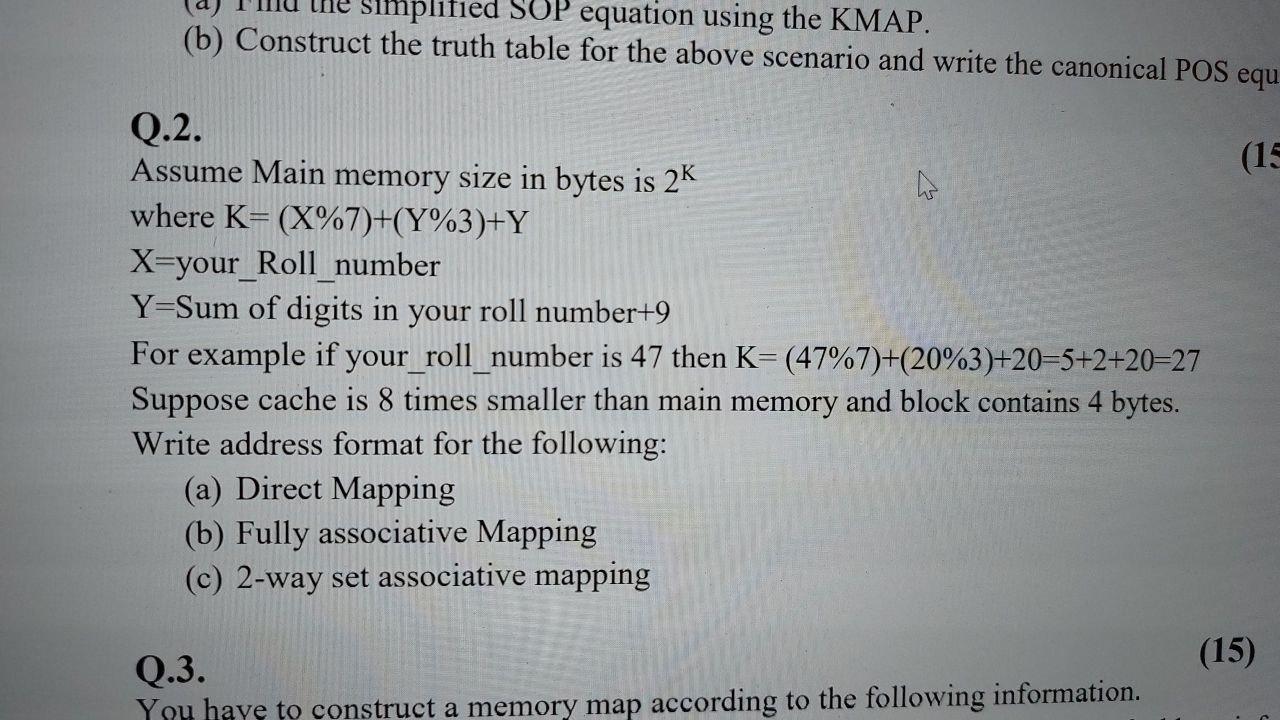 Solved Simplified SOP equation using the KMAP. (b) Construct | Chegg.com