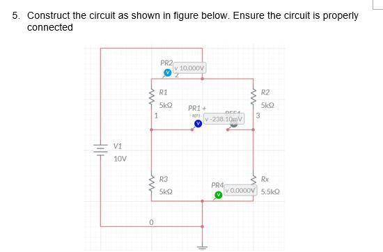 Solved Title: Wheatstone bridge simulation Objective: To | Chegg.com