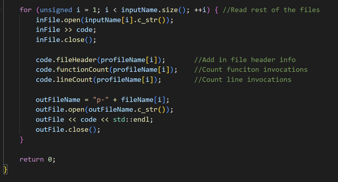 Solved - Implementation: - Name the folder for this project | Chegg.com