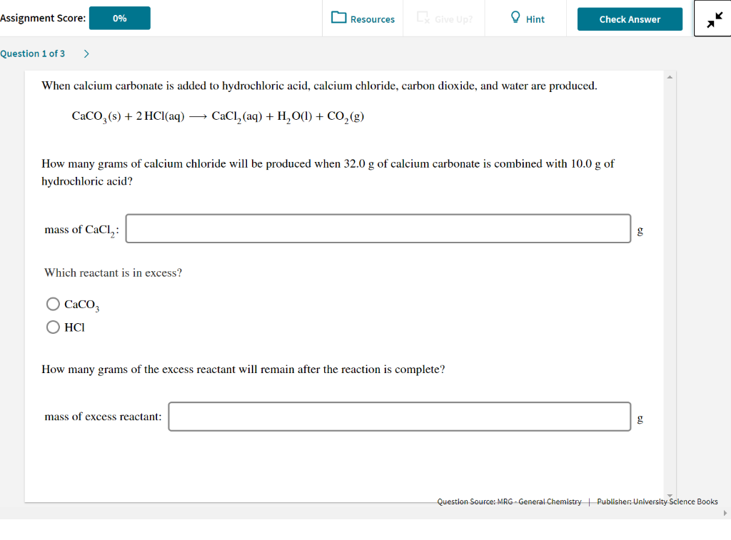Solved Assignment Score: 0% Resources Give Up Hint Check | Chegg.com