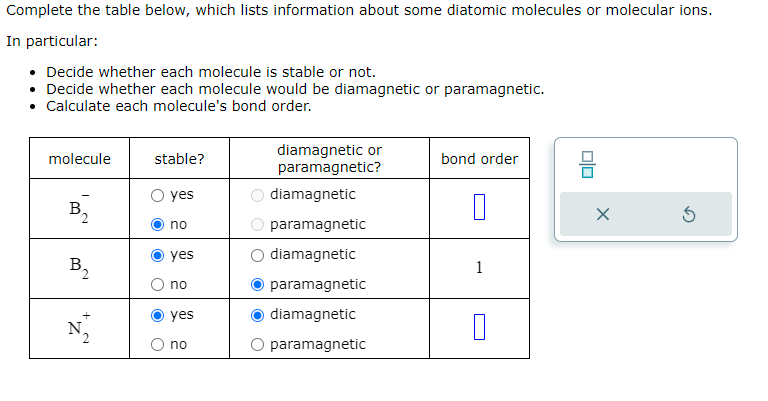 Solved Complete the table below, which lists information | Chegg.com