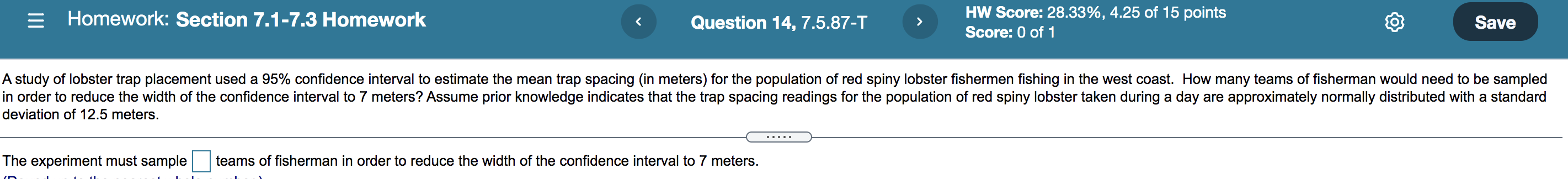 Solved Homework Section 7 1 7 3 Homework Question 6