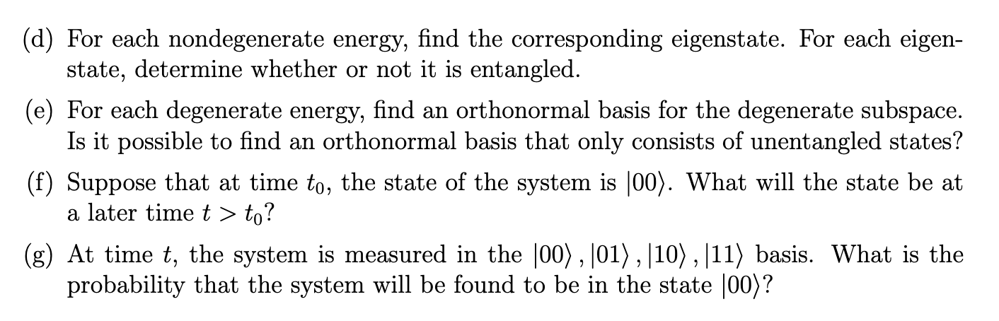 Solved 3. Consider a quantum system described by a | Chegg.com