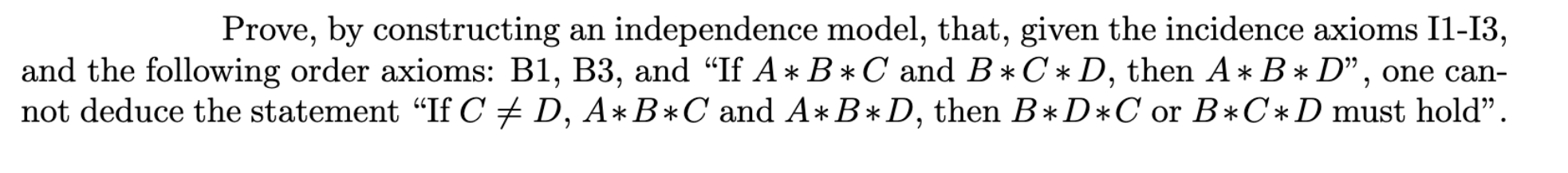 Solved Prove, by constructing an independence model, that, | Chegg.com