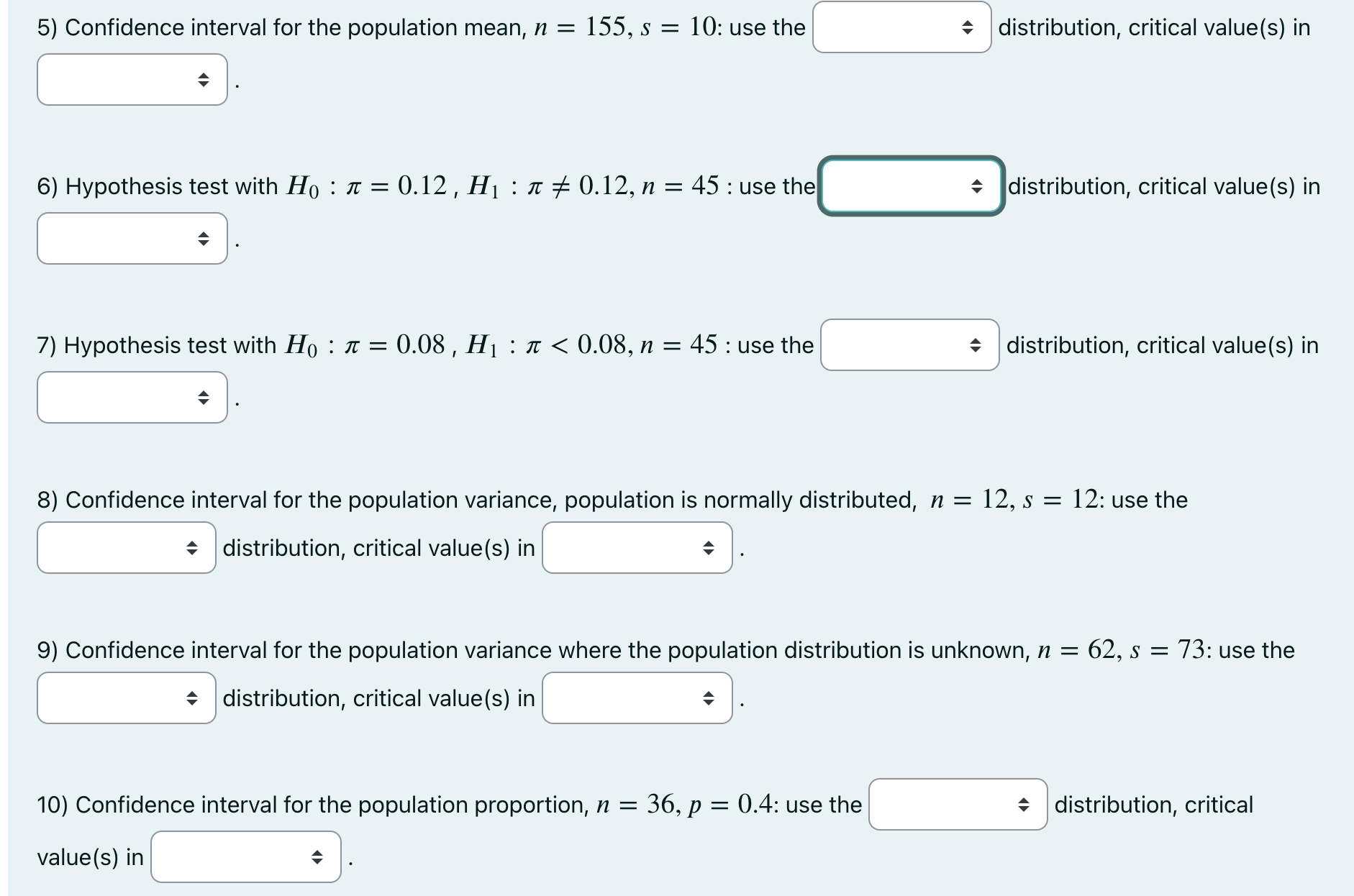 Solved 5) Confidence interval for the population mean, | Chegg.com