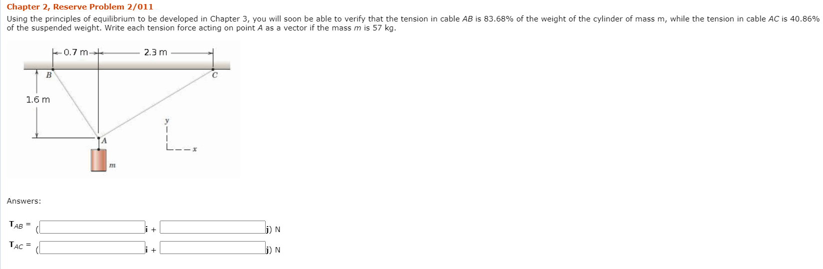 Solved Chapter 2, Reserve Problem 2/011 Using the principles | Chegg.com