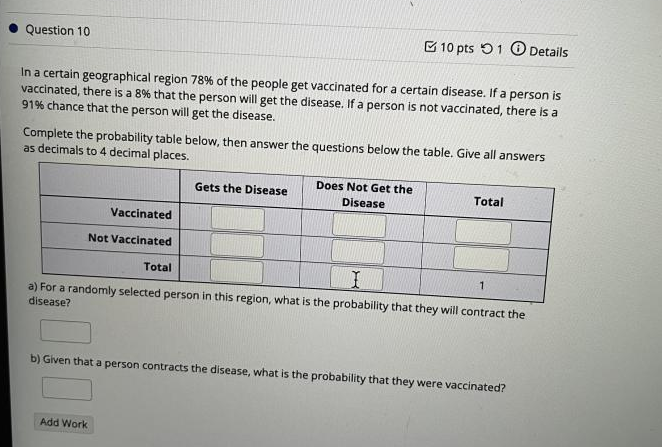 Solved In a certain geographical region 78% of the people | Chegg.com