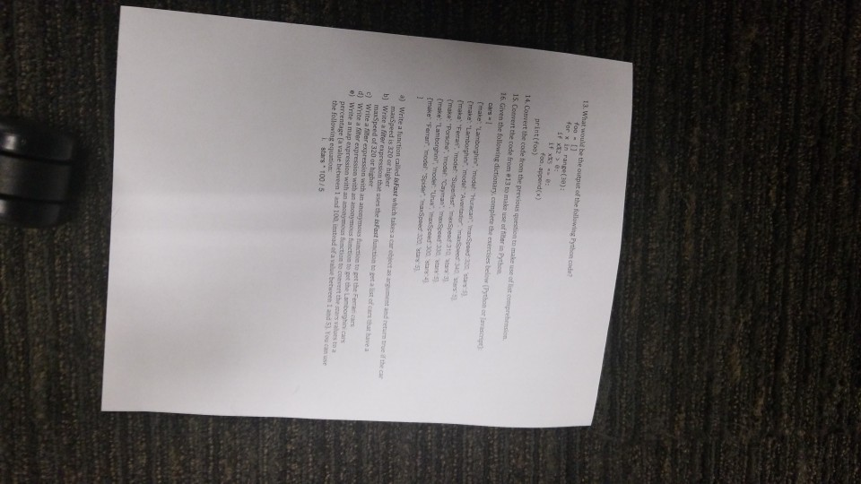 Solved 13. What would be the output of the for in range(0); | Chegg.com