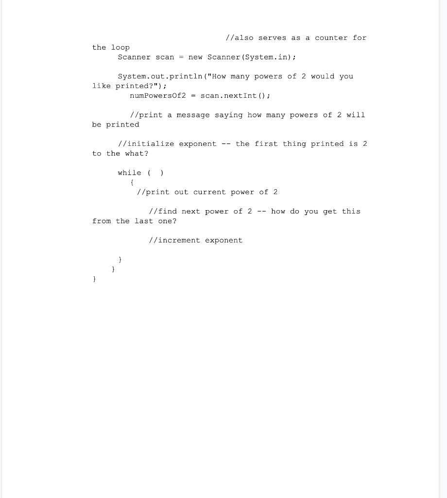 Solved Write this program in Java language using a for a | Chegg.com