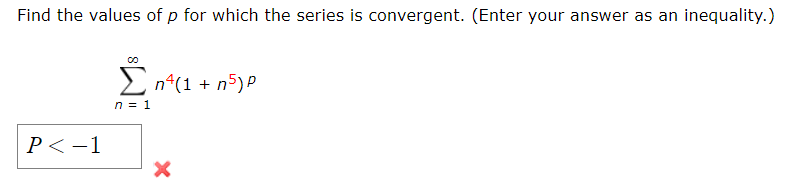 [Solved]: Find the values of ( p ) for which the series