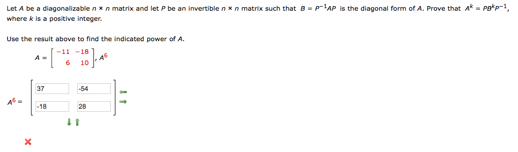 Solved Let A be a diagonalizable n x n matrix and let P be | Chegg.com