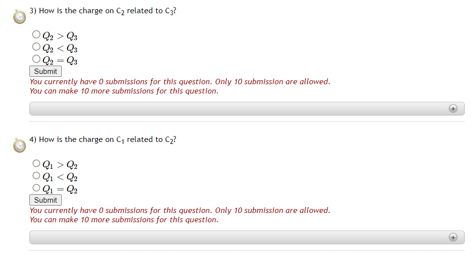 Solved A circuit consists of three unequal capacitors C1,C2, | Chegg.com