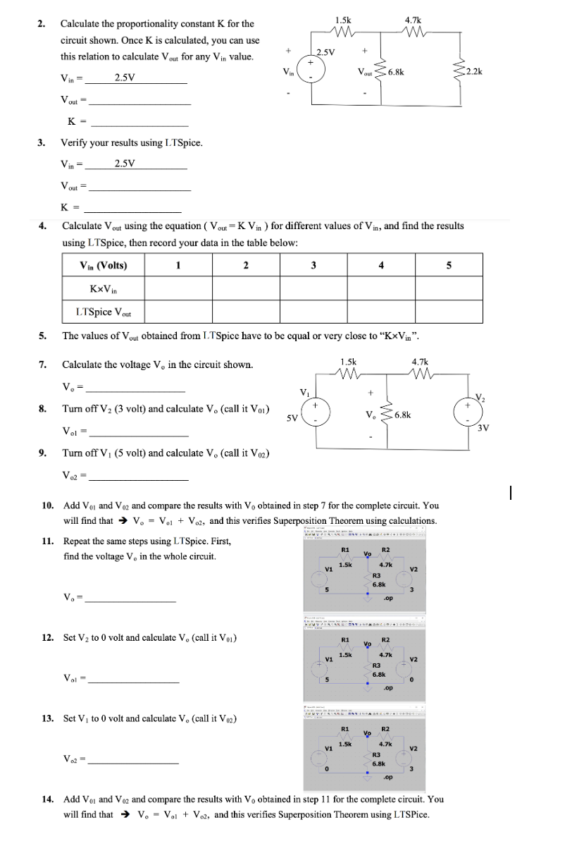 Solved 2. Calculate the proportionality constant K for the | Chegg.com