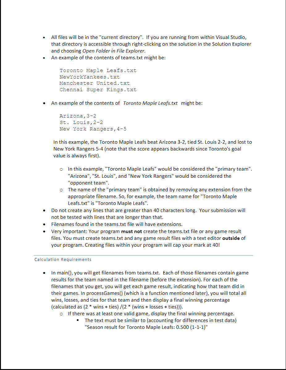 Solved SENG1000-C/C++ PROGRAMMING MAJOR ASSIGNMENT 4 - FILES | Chegg.com