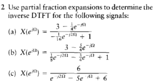 Use partial fraction expansions to determine | Chegg.com Use partial fraction expansions to determine | Chegg.com