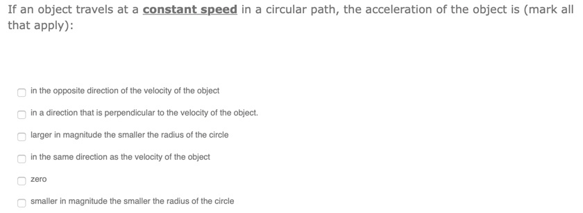 Solved If An Object Travels At A Constant Speed In A