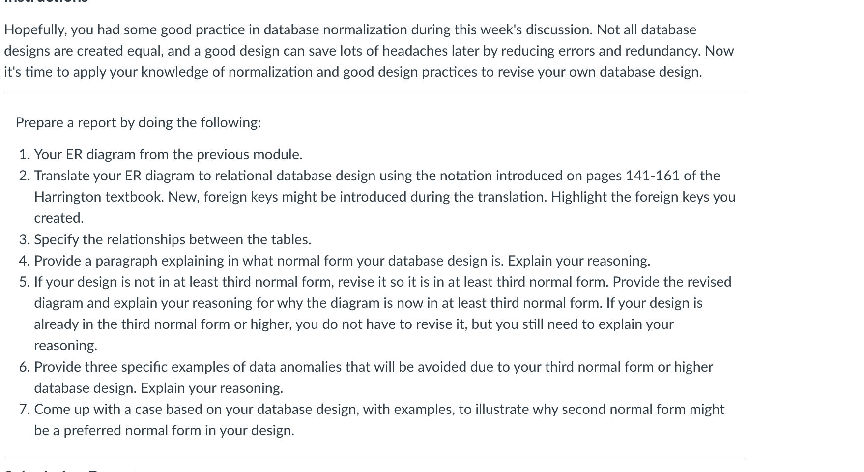 Hopefully, you had some good practice in database | Chegg.com