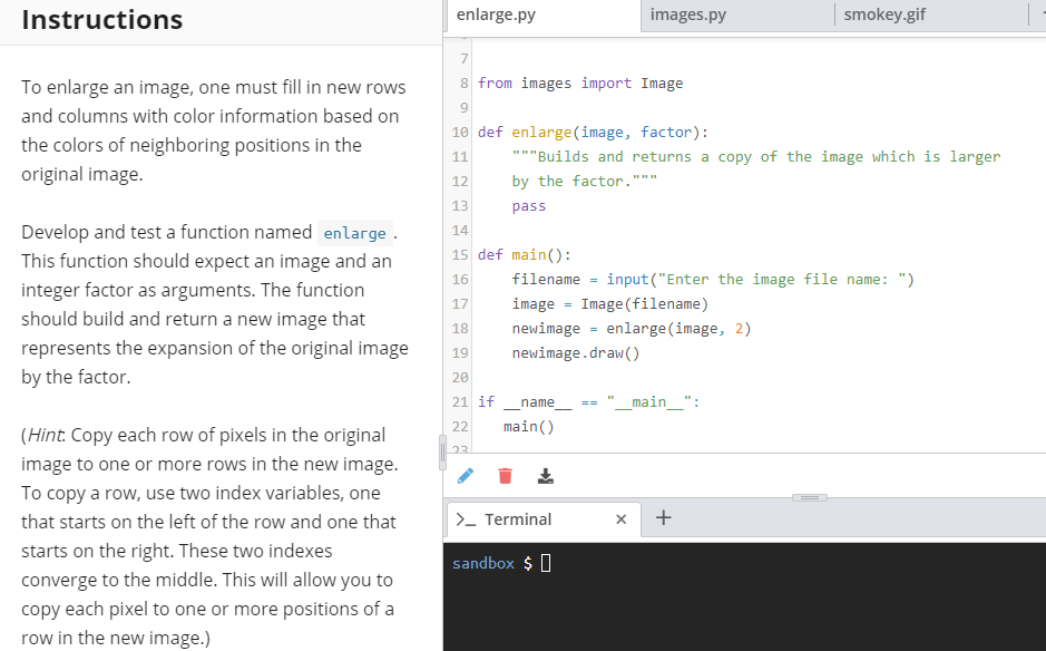 Solved Python: Attached is an image with the question and an | Chegg.com