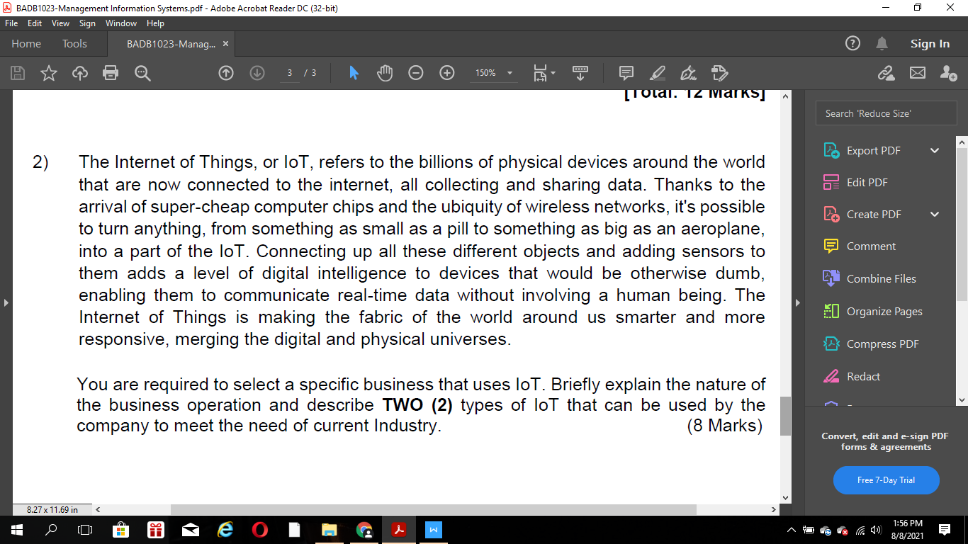 Solved ABADB1023-Management Information Systems.pdf - Adobe | Chegg.com