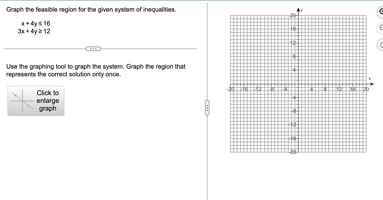 Solved Graph the feasible region for the given system of | Chegg.com