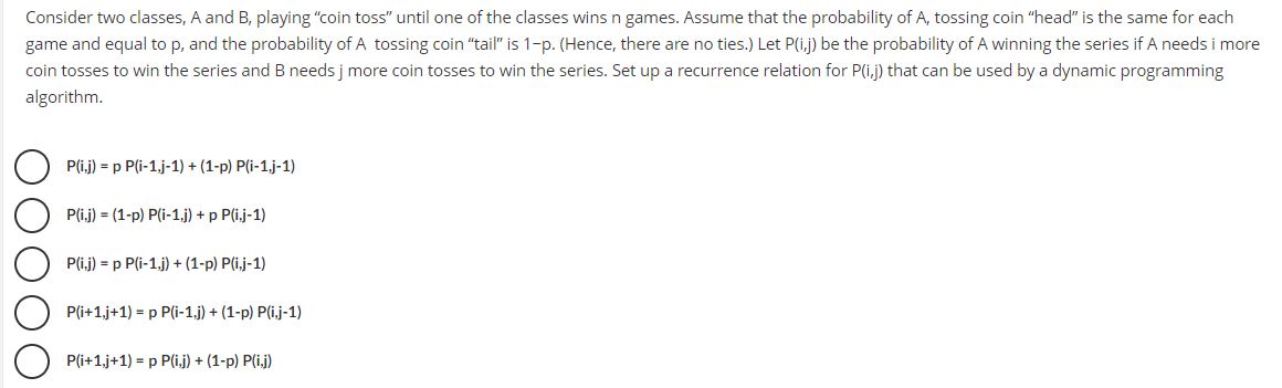 Solved Consider two classes, A and B, playing "coin toss" | Chegg.com