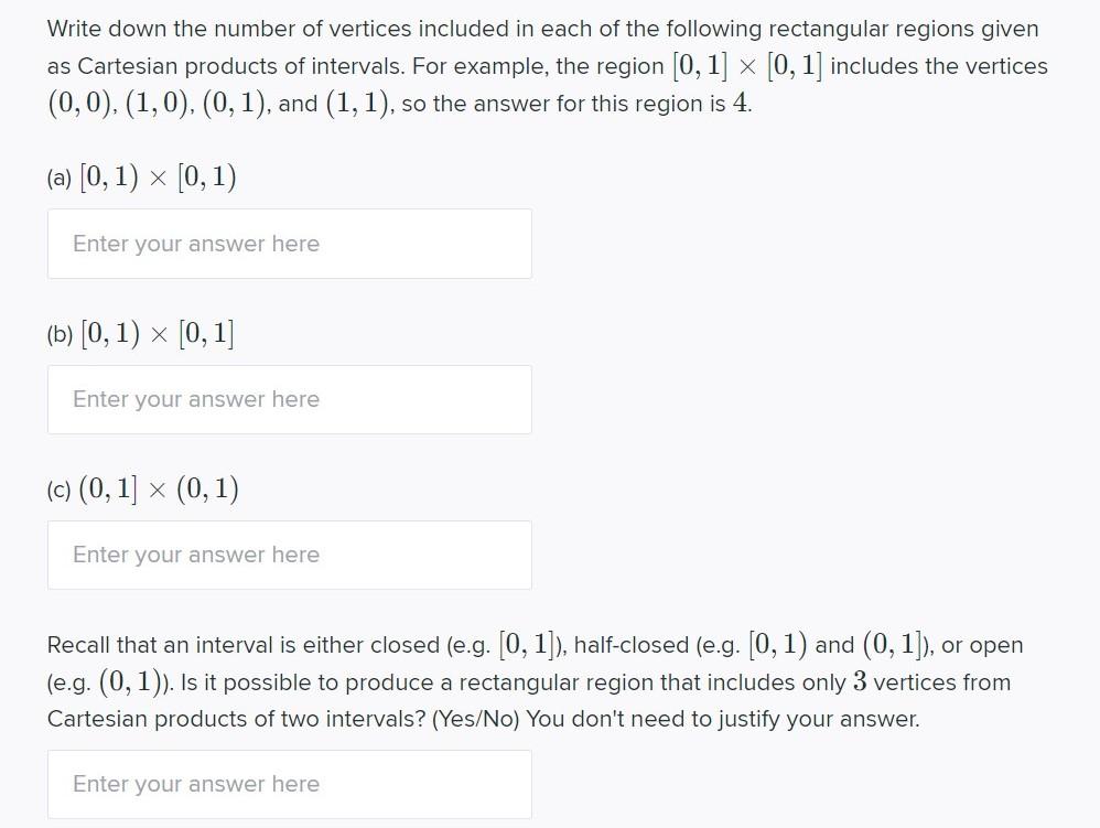Solved Write down the number of vertices included in each of | Chegg.com