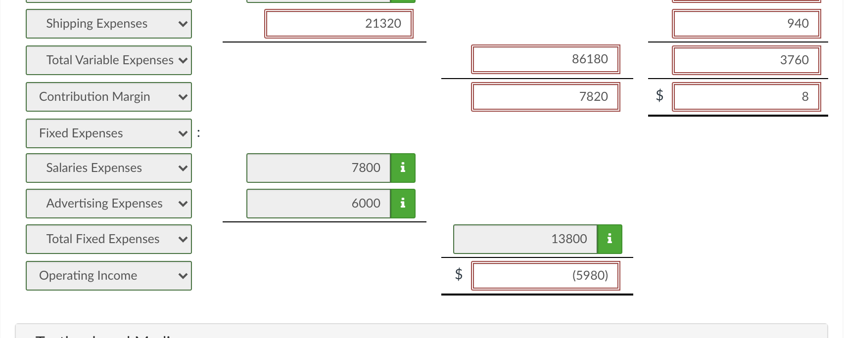 Solved Restate the following income statement for a retailer | Chegg.com