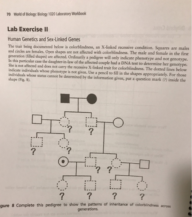 Solved 70 World Of Biology Biology 1020 Laboratory Workbook