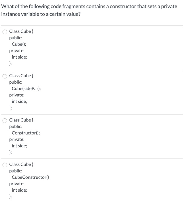 Solved Which of the following header file code fragments | Chegg.com