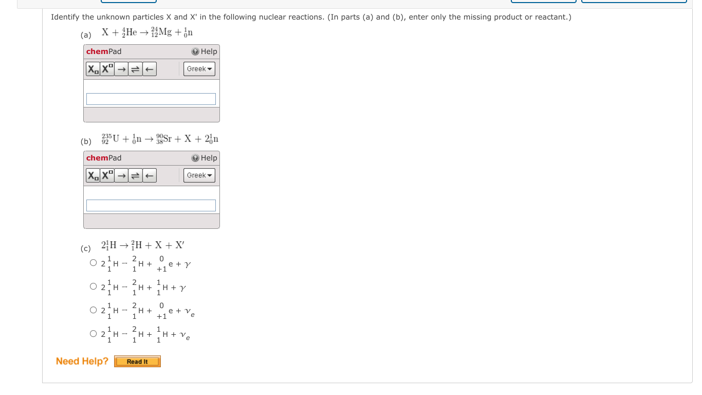 Solved Identify the unknown particles X and X' in the | Chegg.com