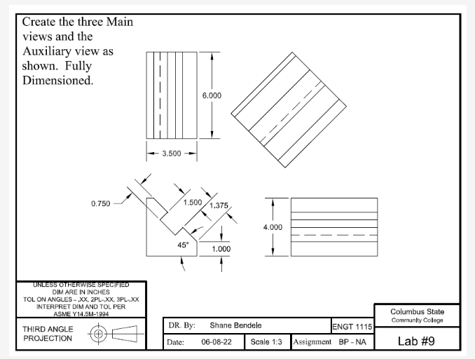 Solved Please assist with the 3 main views and auxiliary | Chegg.com