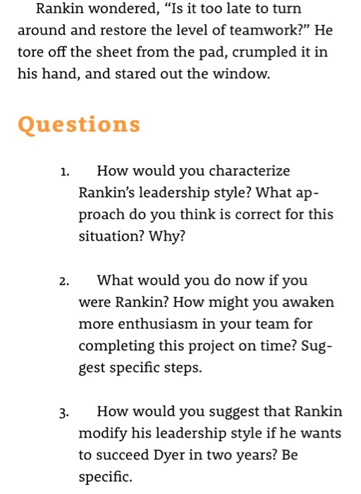 Solved "What's Wrong With the Team?" What's wrong with the | Chegg.com