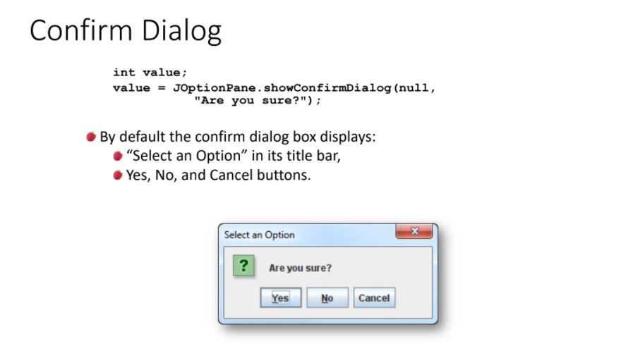 Solved Dialog Boxes A dialog box is a small graphical window | Chegg.com