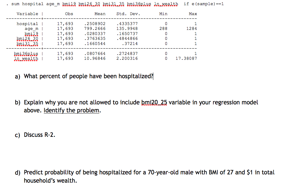 Solved Question 5: You are estimating linear probability | Chegg.com