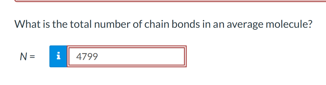 Solved For a linear polymer molecule, the total chain length | Chegg.com