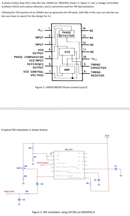 Using MultiSim, design an FM modulator and | Chegg.com