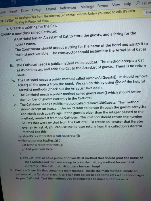 Solved Home Insert Draw Design Layout References Mailings | Chegg.com