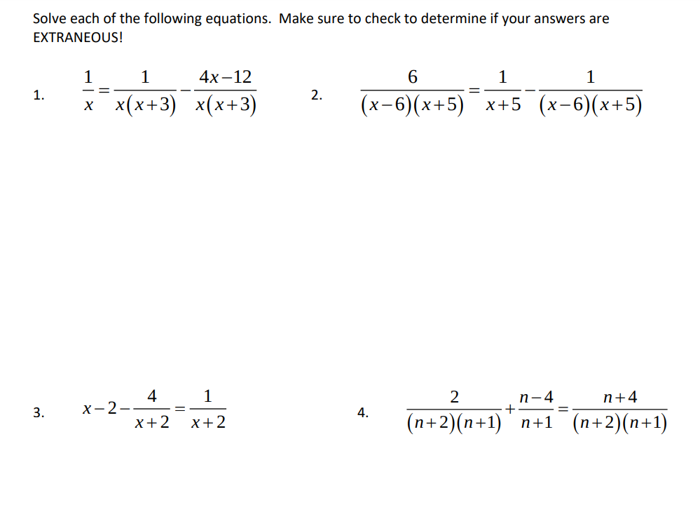 Solved Solve questions 2-4. ﻿ Make sure to check to | Chegg.com