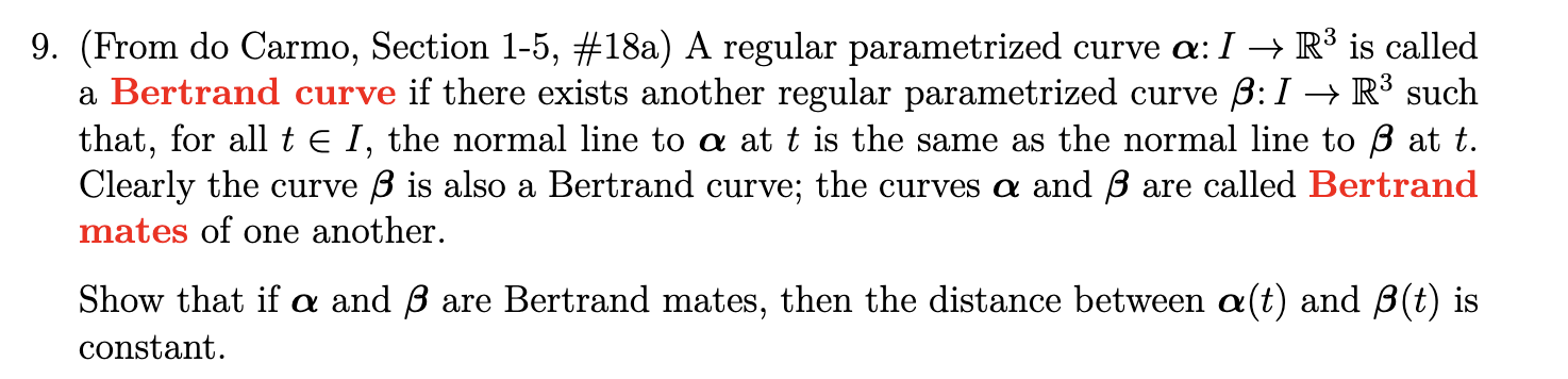 Solved 9. (From do Carmo, Section 1-5, \#18a) A regular | Chegg.com