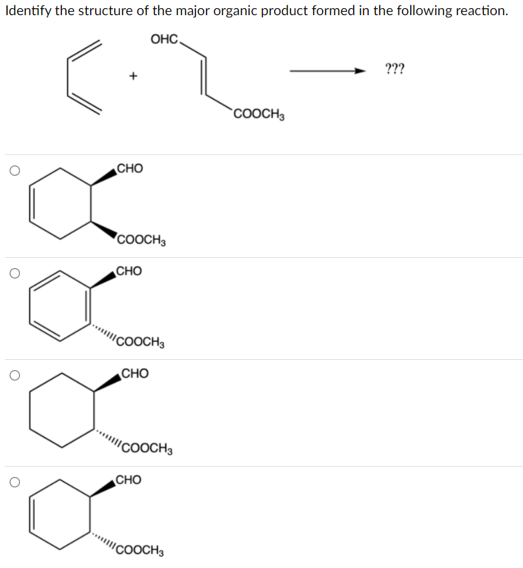 Solved Identify the structure of the major organic product | Chegg.com