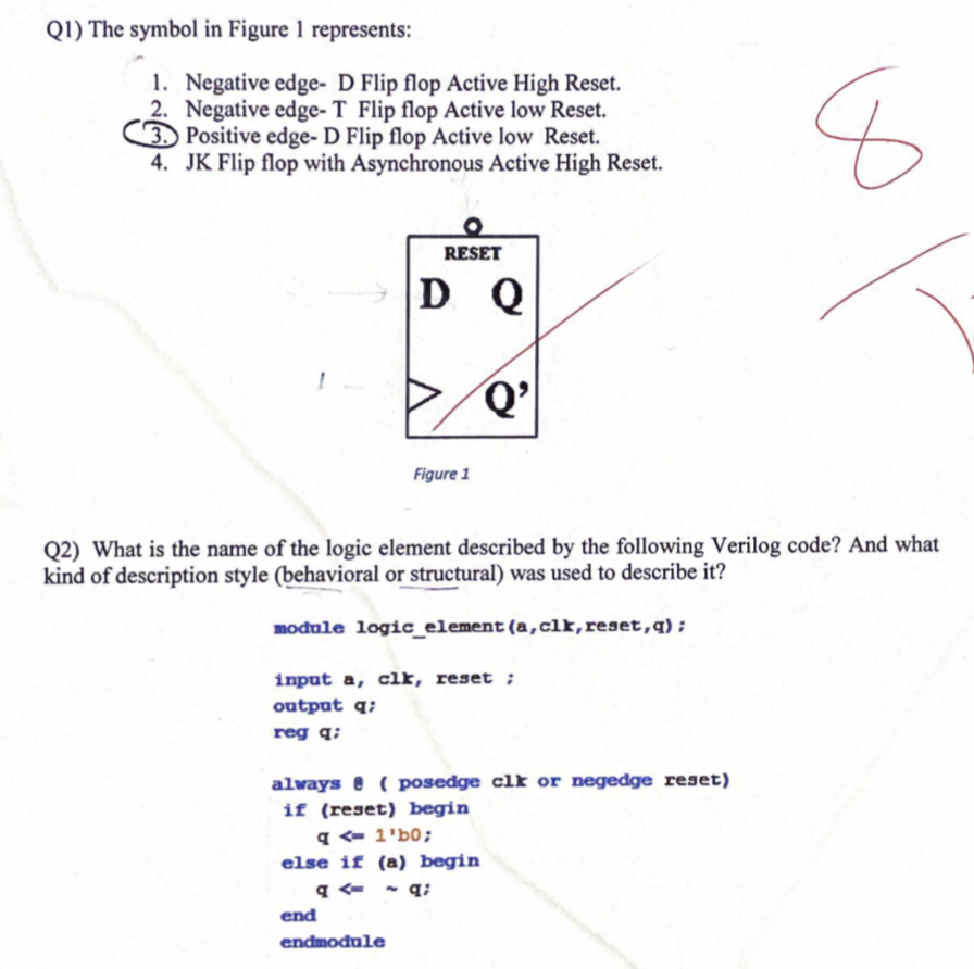 Solved Q1) The symbol in Figure 1 represents: 1. Negative | Chegg.com