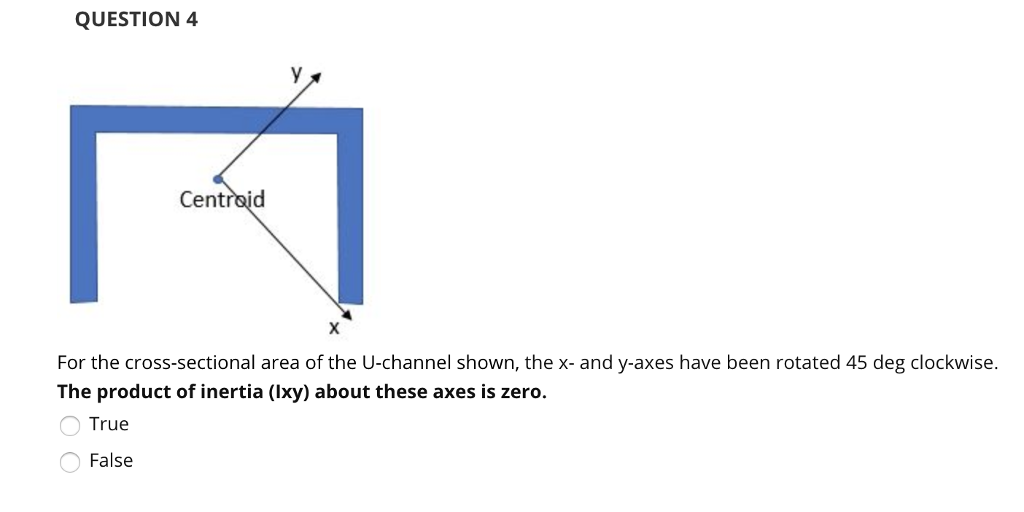 Solved QUESTION 3 Centroid For the cross-sectional area of | Chegg.com