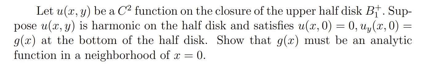 Solved Let u(x,y) be a C2 function on the closure of the | Chegg.com