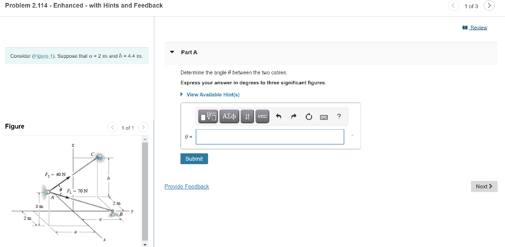 Solved Problem 2.114 - Enhanced - with Hints and Feedback 1 | Chegg.com