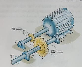 Solved The gears have full depth teeth and are manufactured | Chegg.com