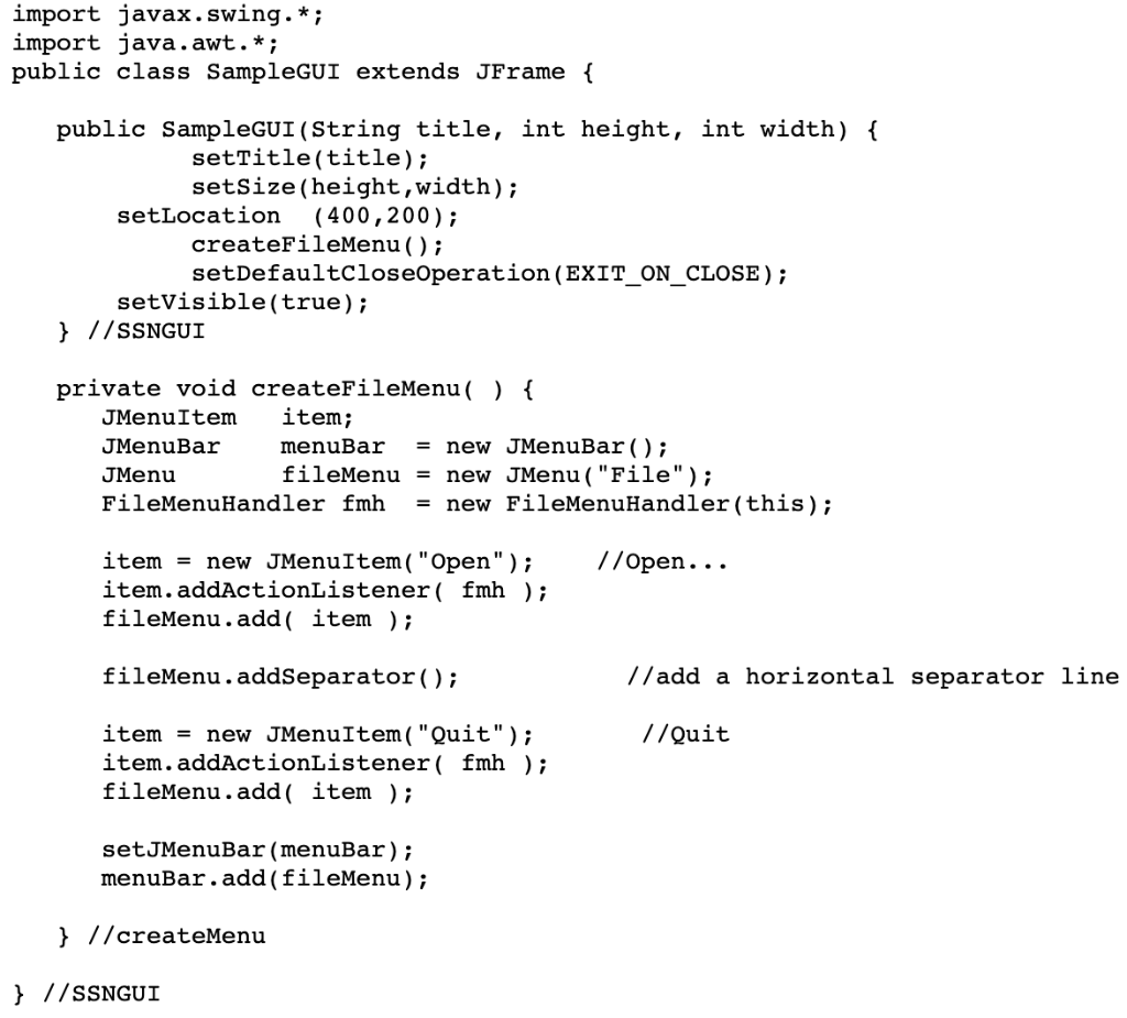Solved Aim: Modifying a Java GUI. Create a new project in | Chegg.com