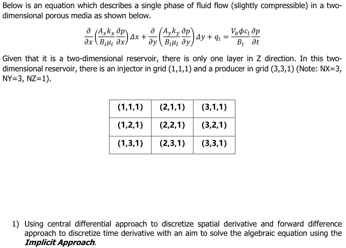 Solved Below is an equation which describes a single phase | Chegg.com